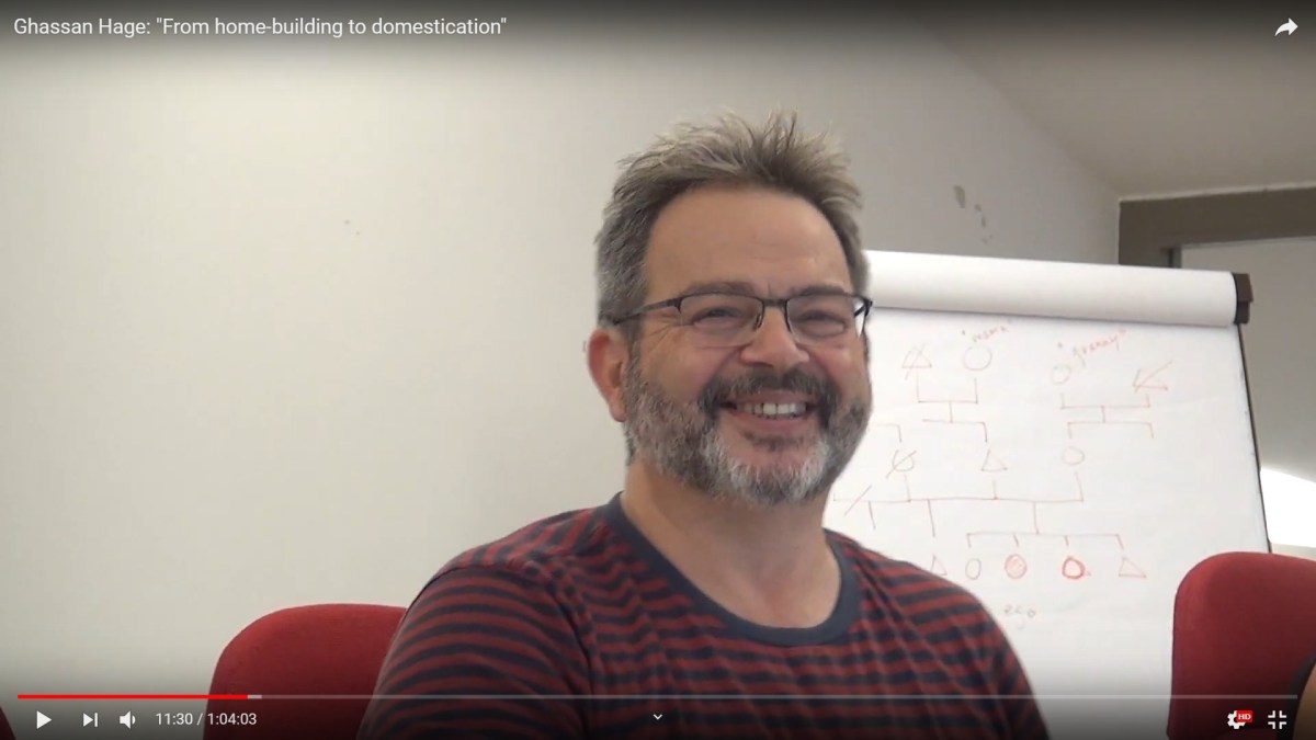 Ghassan Hage: “From home-building to domestication” (video) – HOMInG ...